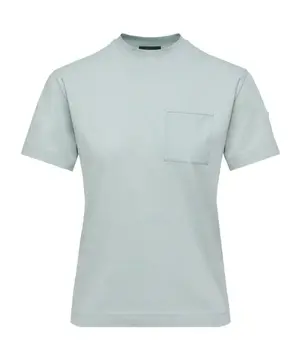 Moncler Cotton Jersey T-shirt With Pleated Pocket