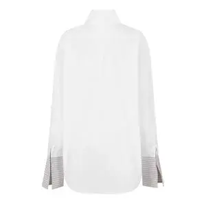Prada Oversized Striped Cuff Shirt