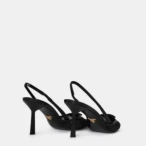 Prada Mesh Slingback High Heel Shoes
