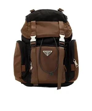 Prada Color-block Nylon Backpack