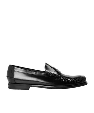 Prada Foil Mocassin Loafers