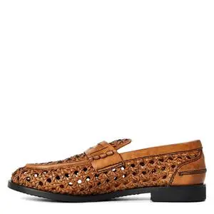 Miu Miu Classic Penny Loafers - Brown