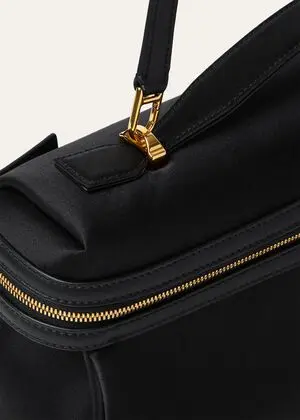 Loro Piana Extra Softy Bag L33 Shoulder Bag - Black/gold