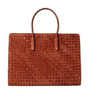 Bottega Veneta Simple Handbag - Red