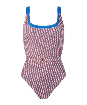 Fendi Scoop Neck Slim Fit Swimsuit