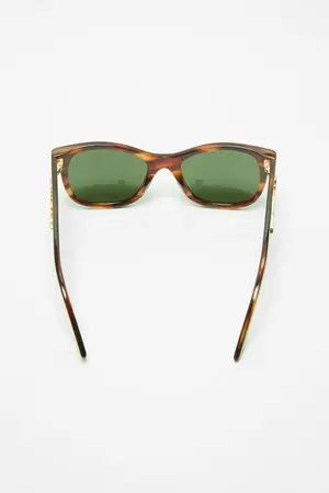 Acne Studios Square Frame Sunglasses With Logo Detail