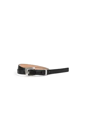 Balmain Anthem Smooth Leather Belt