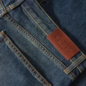 Gucci Horsebit Wide-leg Jeans