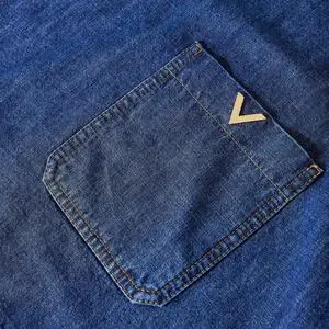 Valentino Garavani Denim Tunic Shirt