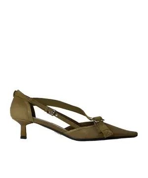 Prada Stiletto Court Shoes - Green