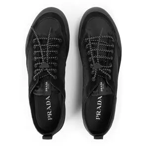 Prada Solid Color Low Top Trainers