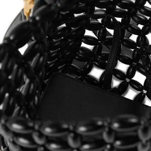 Saint Laurent Minimalstyle Beaded Shoulder Bag