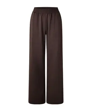 Moncler Velour Wide-leg Track Pants - Black