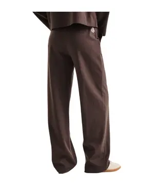 Moncler Velour Wide-leg Track Pants - Black