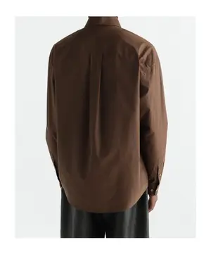 LEMAIRE Regular Shirt In Washed Cotton Silk