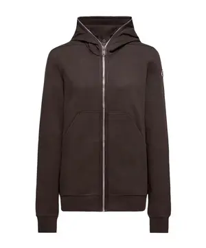 Moncler Rick Owens Cotton Ziplock Hoodie - Brown