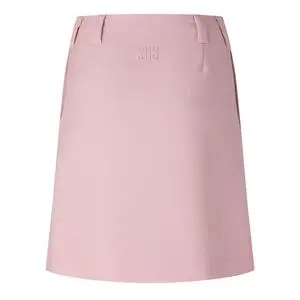 Miu Miu High-waisted Wrap Mini Skirt With Pleats - No