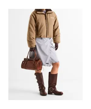 Miu Miu Cropped Stand Collar Jacket - No