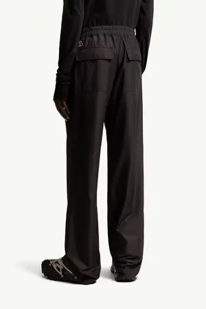 Moncler Rick Owens Straight Leg Taffeta Pants