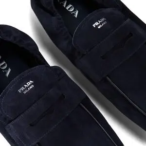 Prada Solid Color Shuffle Loafer