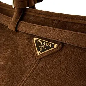 Prada Bonnie Large Suede Handbag
