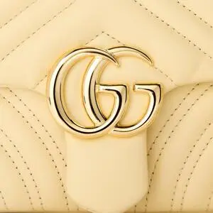 Gucci Quilted Leather Shoulder Bag With Chain Strap