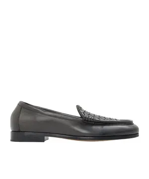 Bottega Veneta Woven Leather Slip-on Loafers