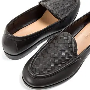Bottega Veneta Woven Leather Slip-on Loafers