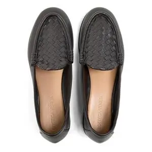 Bottega Veneta Woven Leather Slip-on Loafers