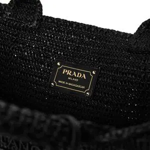 Prada Simple And Elegant Woven Handbag