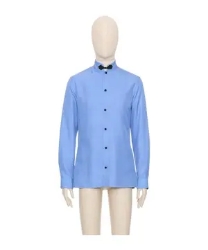 Valentino Garavani Silk Shantung Shirt With Toggle