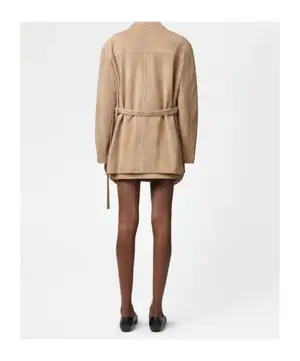 TOD'S Leather Belted Jacket