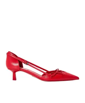 Prada Stiletto Court Shoes - Red