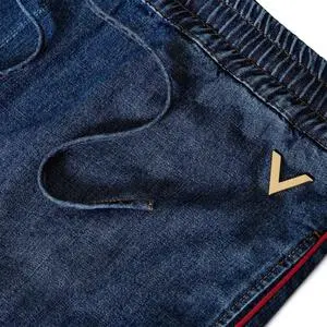 Valentino Garavani Drawstring Denim Ankle Trousers