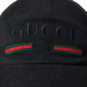 Gucci Cotton Twill Baseball Cap With Embroidered Logo