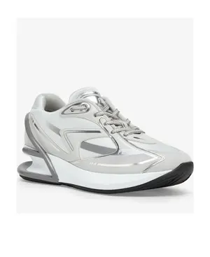 Fendi White Fabric Low-tops