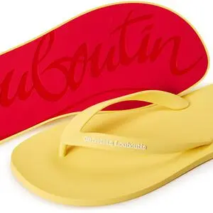 CHRISTIAN LOUBOUTIN Solid Color Flip Flops
