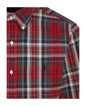 Polo Ralph Lauren Check-print Buttoned Shirt - Red