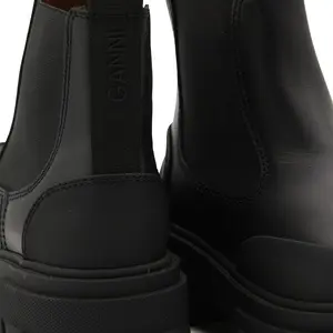 GANNI Cleated Low Chelsea Boots