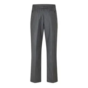 Thom Browne Mid-rise Straight Leg Tailored Trousers With Pinstripe