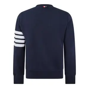 Thom Browne Neck Sweatshirt - Black