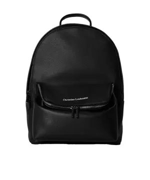 CHRISTIAN LOUBOUTIN Solid Color Backpack - Black