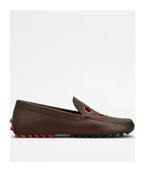 TOD'S Gommino Loafers In Leather With Embellished Detailing