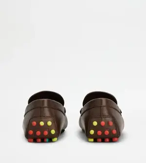 TOD'S Gommino Loafers In Leather With Embellished Detailing