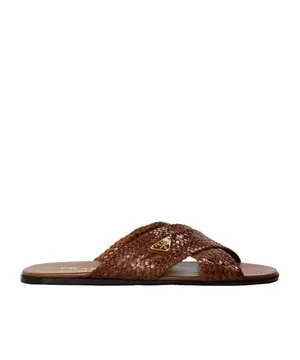 Prada Woven Slippers