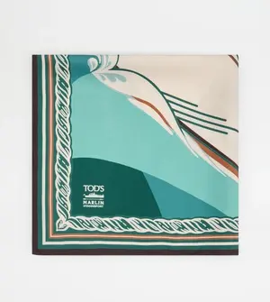 TOD'S Square Silk Scarf