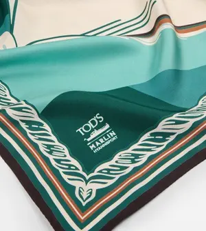 TOD'S Square Silk Scarf