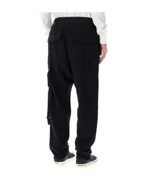 Rick Owens Organic-cotton Drawstring-waist Trousers