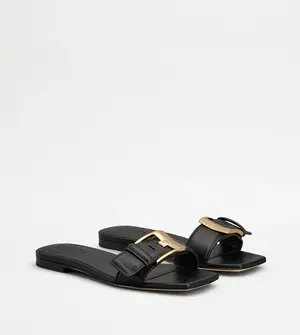 TOD'S Square-toe Flat Sandals