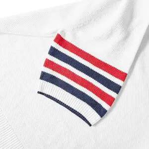 Thom Browne Short-sleeve Polo Knit Top